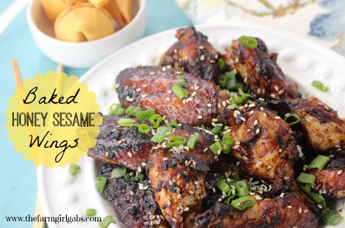 Baked Honey Sesame Wings