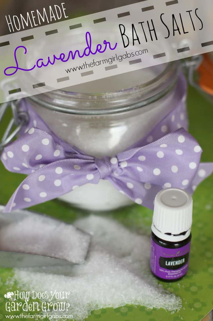 Homemade Lavender Bath Salts