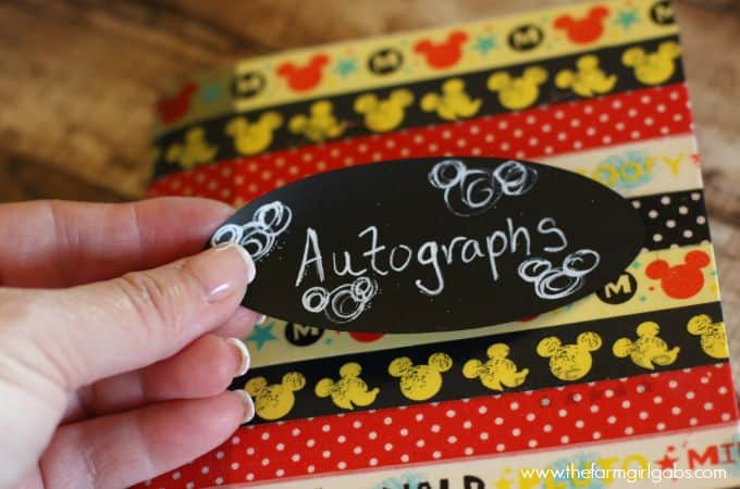 Make Your Own Disney Autograph Book