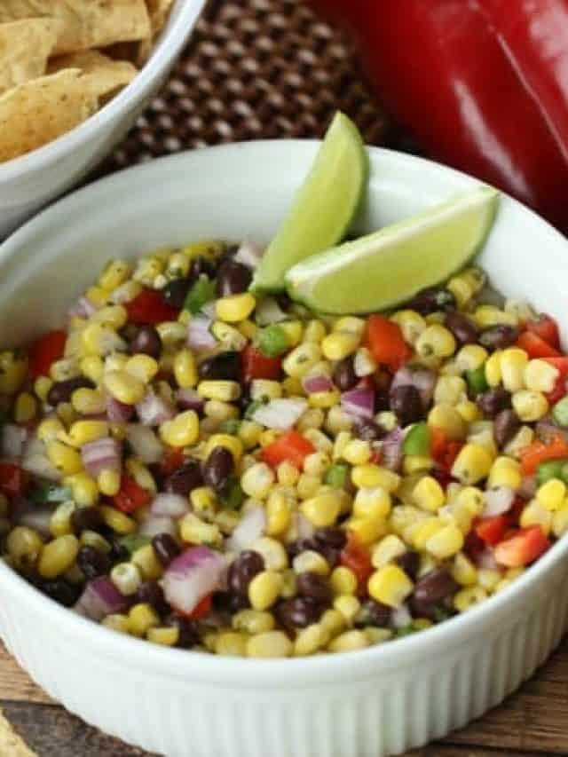 Roasted Corn And Black Bean Salsa Story - The Farm Girl Gabs®