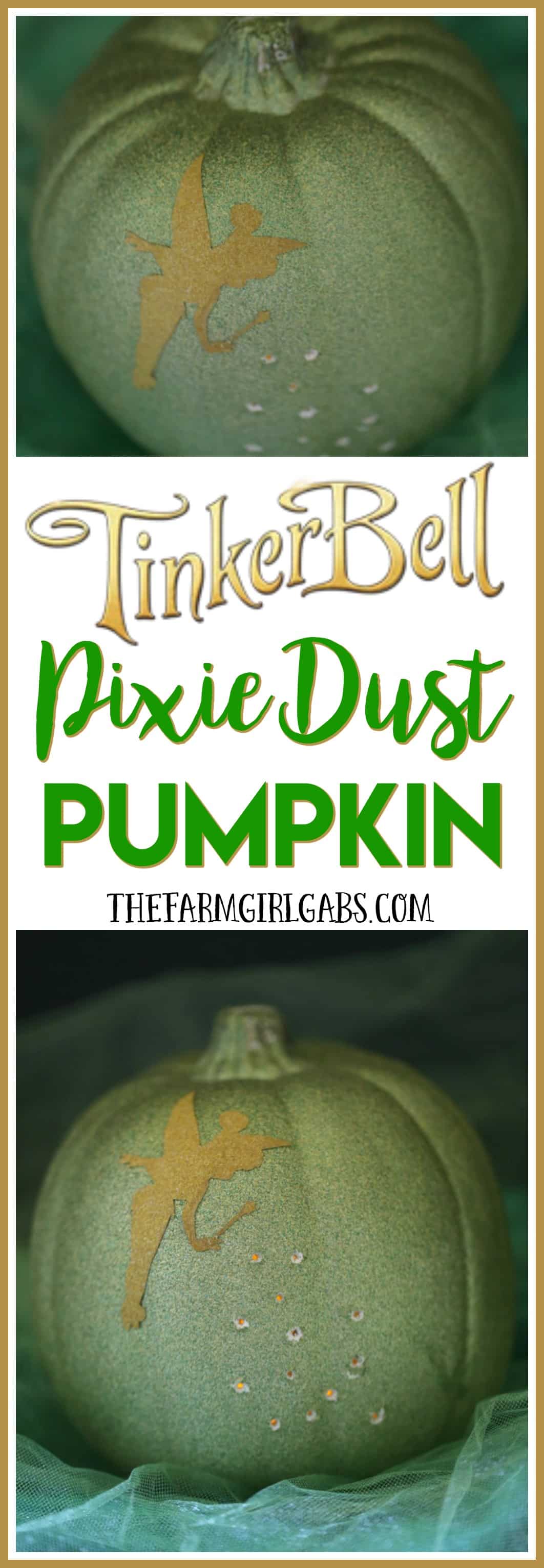 Tinker Bell Illuminated Pixie Dust Pumpkin - The Farm Girl Gabs®