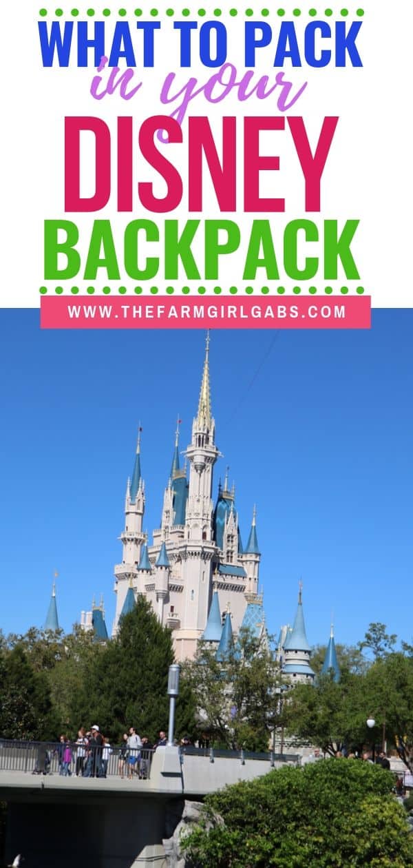 Pack The Perfect Walt Disney World Backpack #DisneySide
