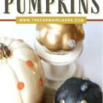 DIY Glitter Glam Pumpkins - The Farm Girl Gabs®