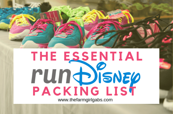 Free Printable runDisney Packing List - The Farm Girl Gabs®