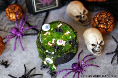 Halloween Cauldron Slime - The Farm Girl Gabs®