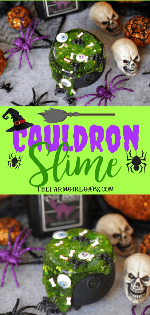 Halloween Cauldron Slime - The Farm Girl Gabs®