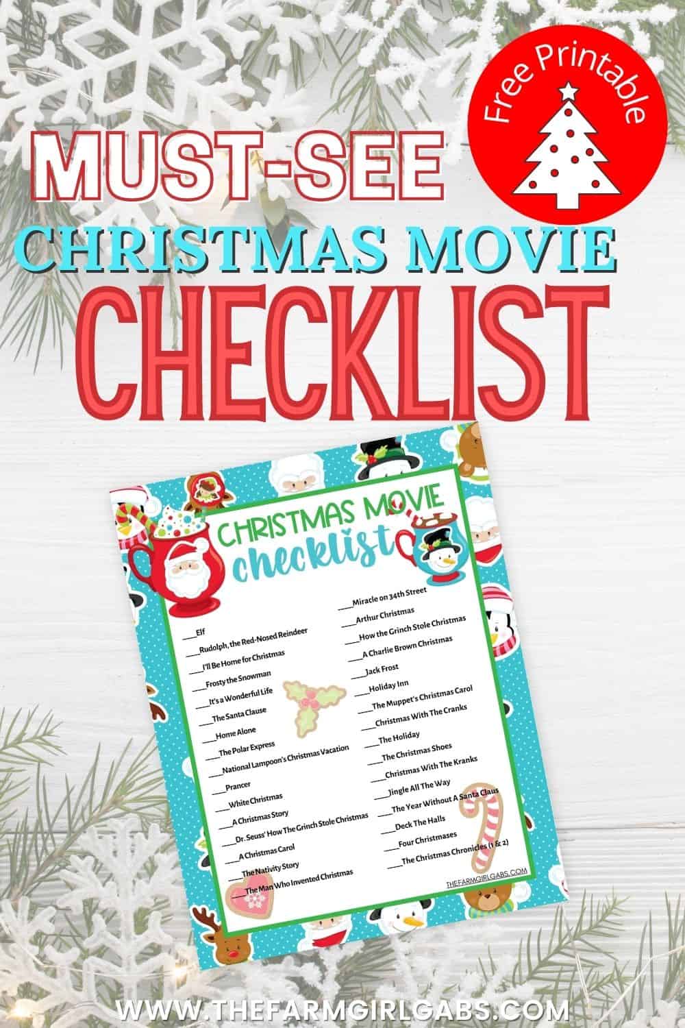 Plan An Ultimate Christmas Movie Night {With Free Printables) - The ...