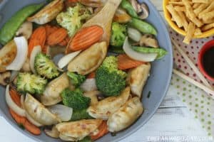 Potsticker Stir Fry - The Farm Girl Gabs®