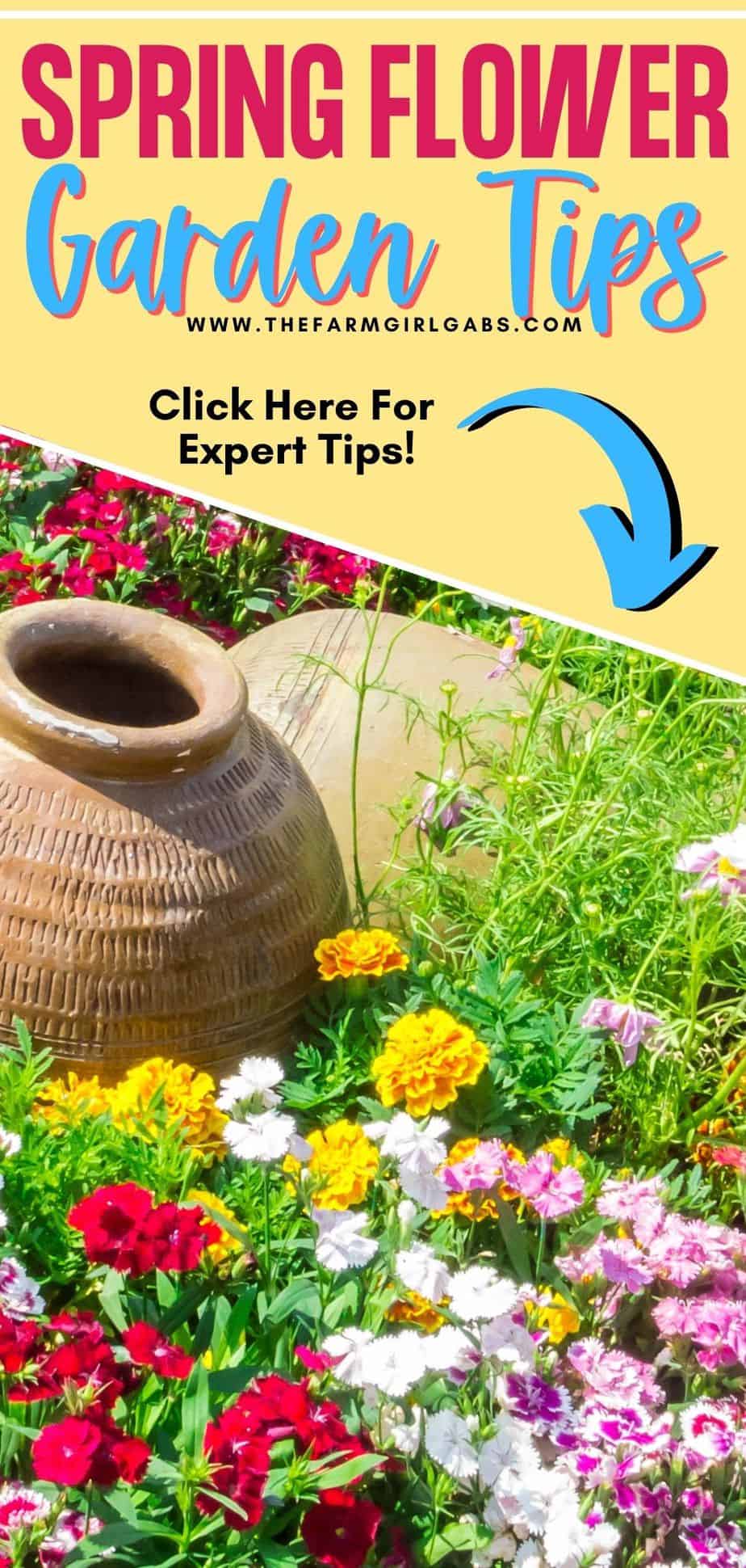 Spring Flower Garden Tips - The Farm Girl Gabs®