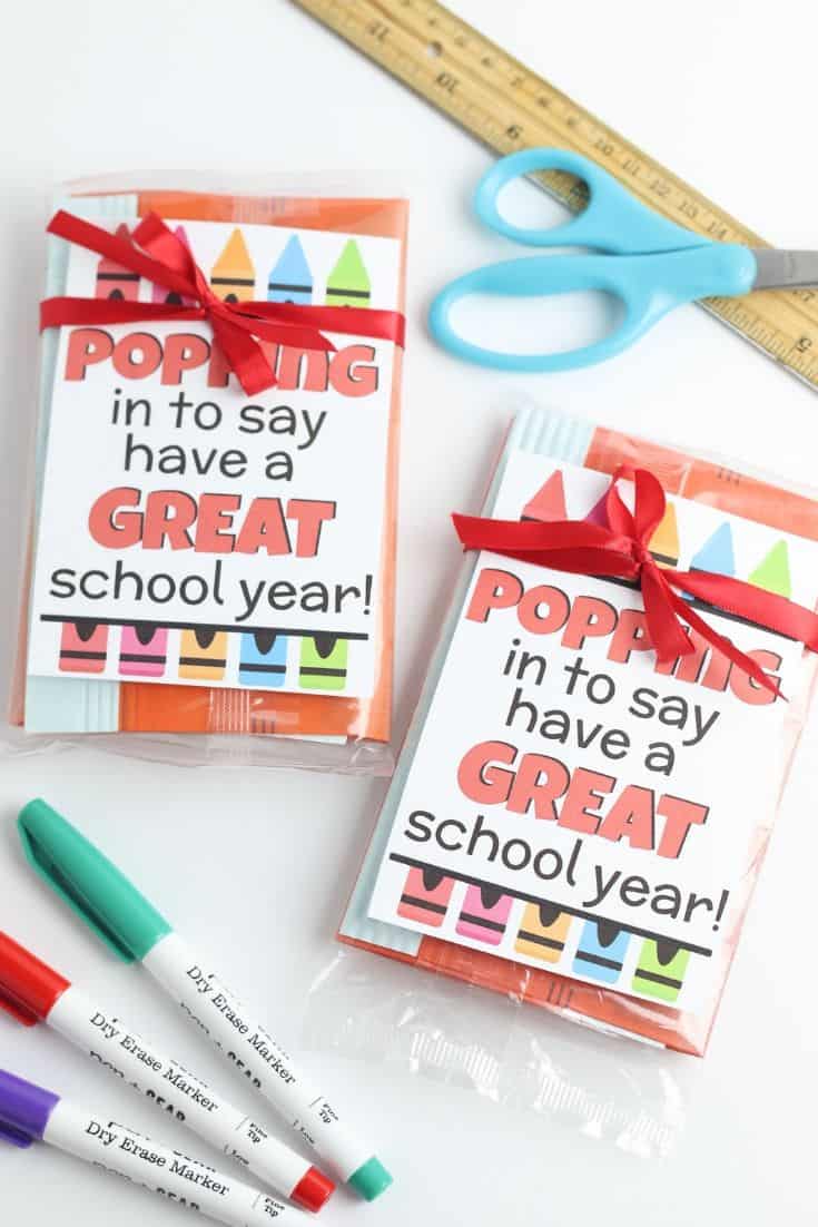Just Poppin' Back To School Teacher Gift - The Farm Girl Gabs®
