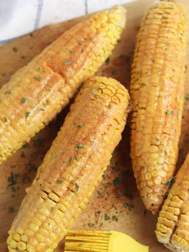 Cajun Roasted Corn Recipe Story - The Farm Girl Gabs®