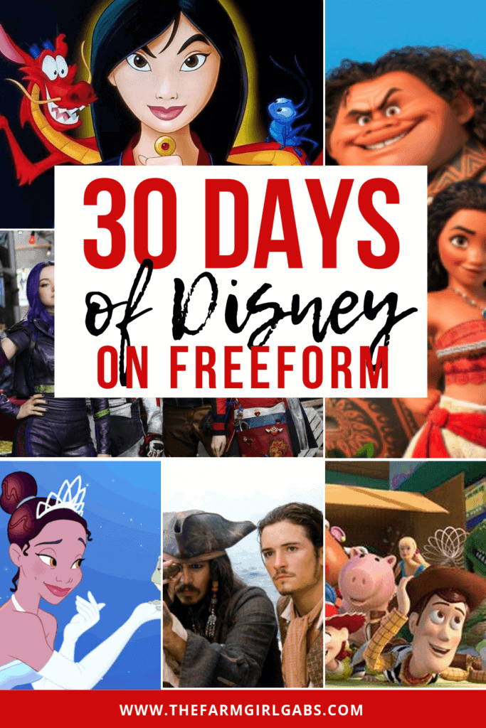 Celebrate 30 Days Of Disney On Freeform This September - The Farm Girl ...