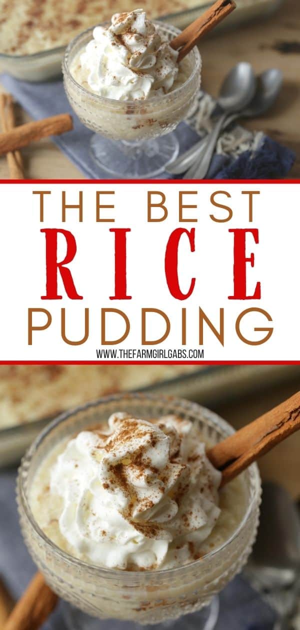 Best Homemade Rice Pudding - The Farm Girl Gabs®