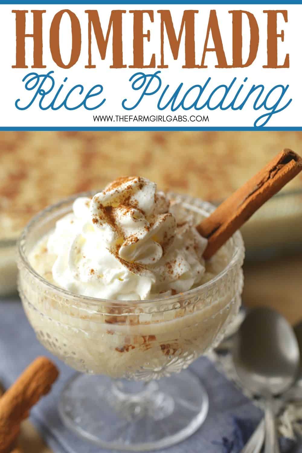 Best Homemade Rice Pudding - The Farm Girl Gabs®