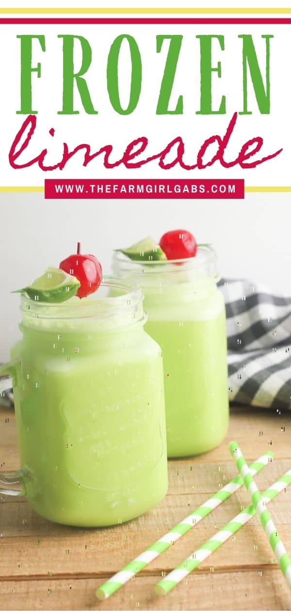 Frozen Limeade Punch - The Farm Girl Gabs®