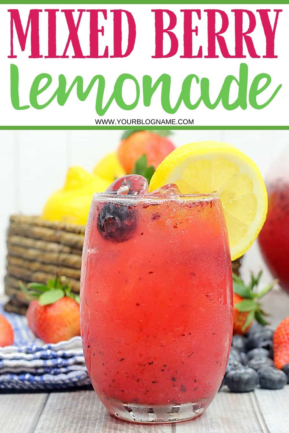 Refreshing Mixed Berry Lemonade - The Farm Girl Gabs®