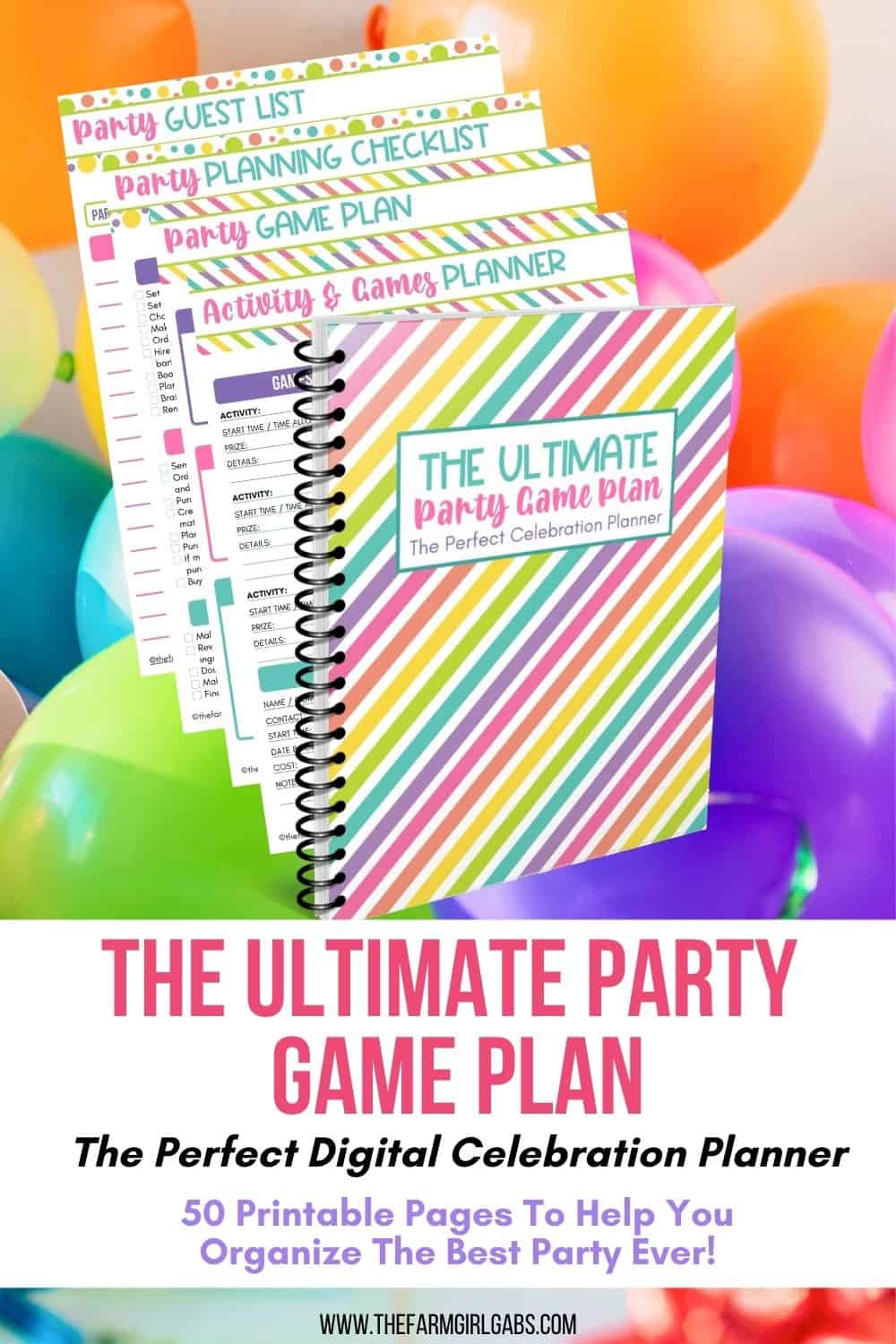 Ultimate Party Celebration Planner - The Farm Girl Gabs®
