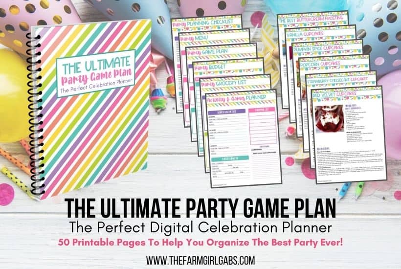 Ultimate Party Celebration Planner - The Farm Girl Gabs®