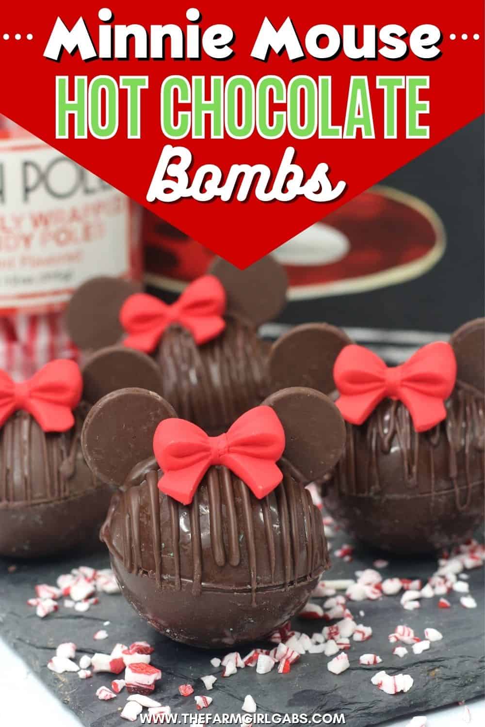 Minnie Mouse Hot Cocoa Bombs - The Farm Girl Gabs®