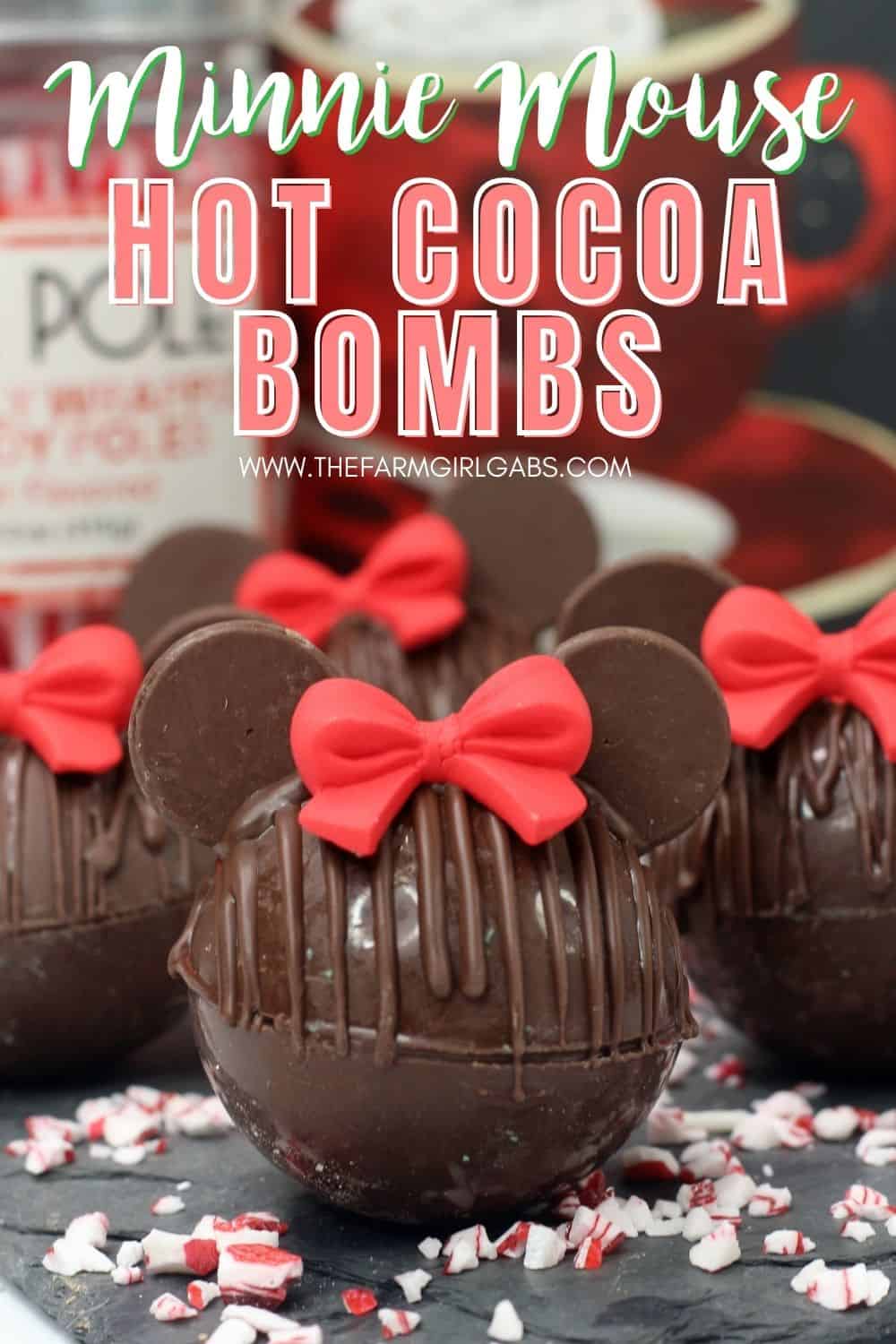 Minnie Mouse Hot Cocoa Bombs - The Farm Girl Gabs®