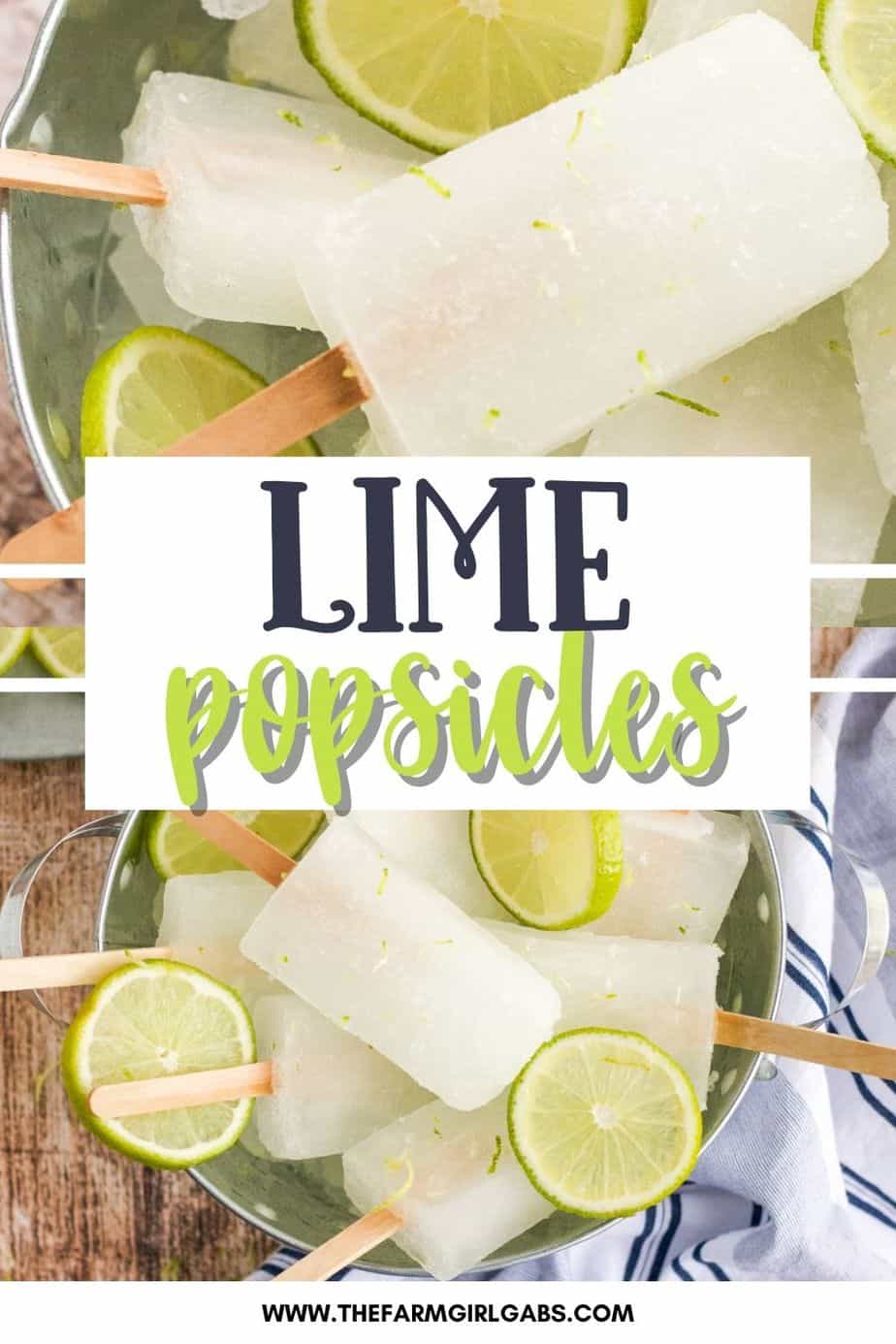 Lime Popsicles - The Farm Girl Gabs®