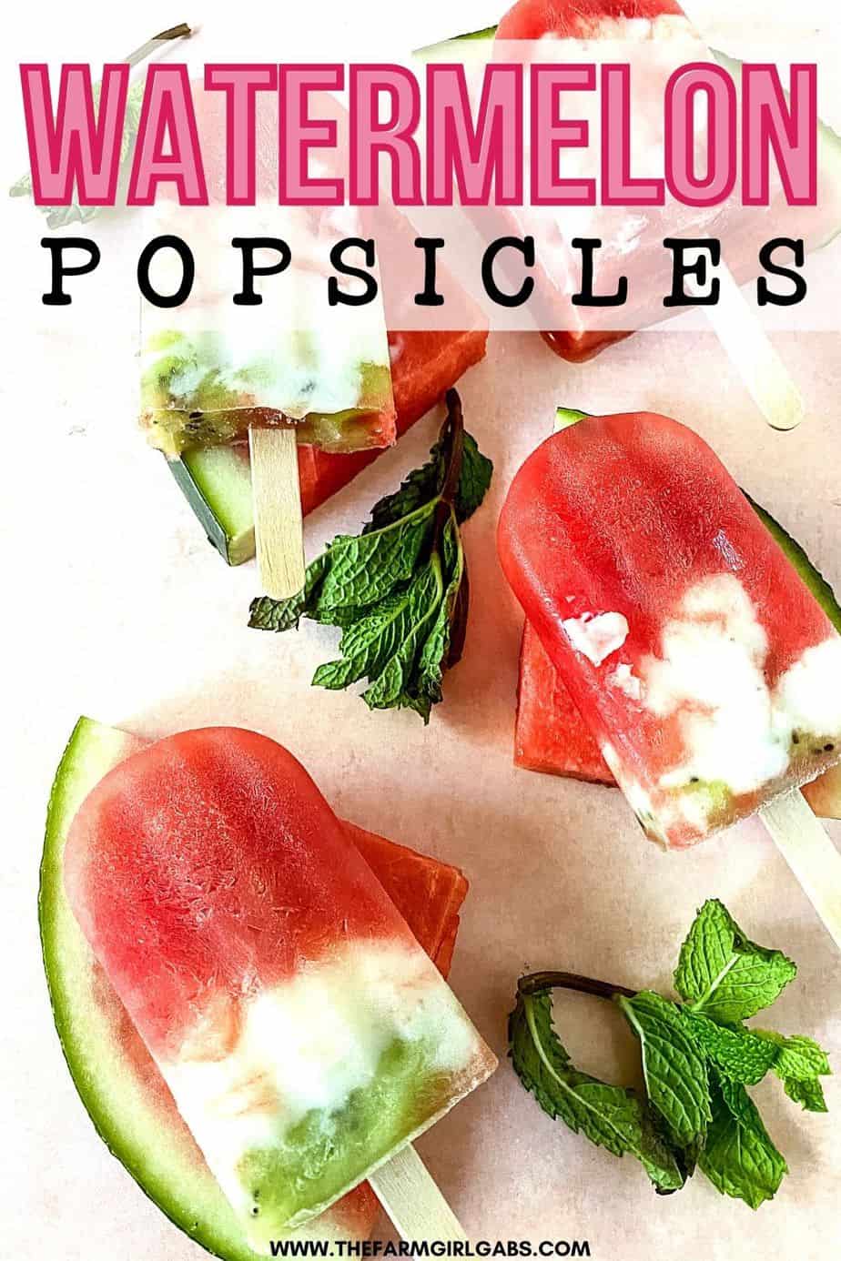 Watermelon Pops - The Farm Girl Gabs®