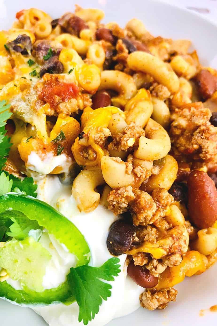 The Best Chili Mac Recipe - The Farm Girl Gabs®