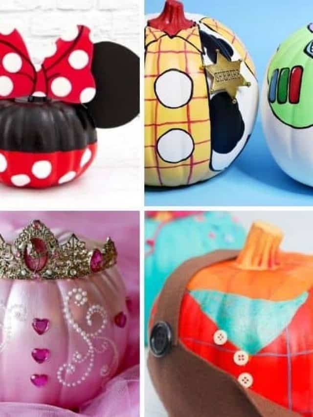 Disney Inspired Pumpkin Ideas Story - The Farm Girl Gabs®