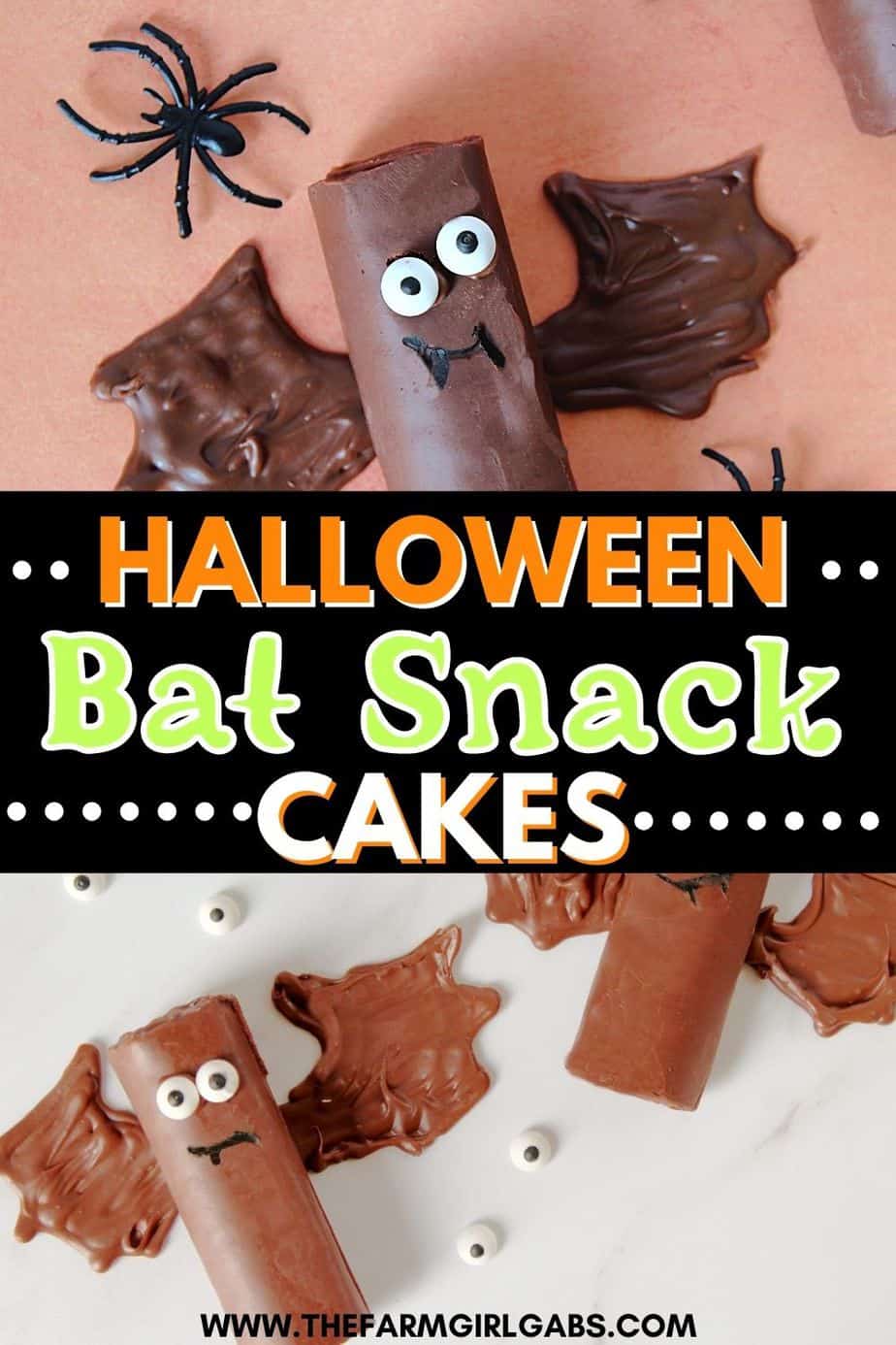 Halloween Bat Snack Cakes - The Farm Girl Gabs®