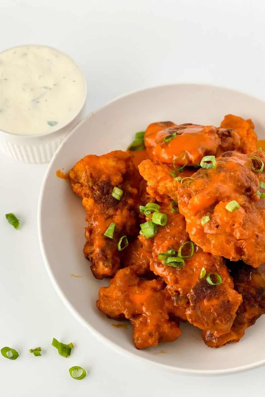 Buffalo Chicken Tenders With Ranch Dipping Sauce - The Farm Girl Gabs®