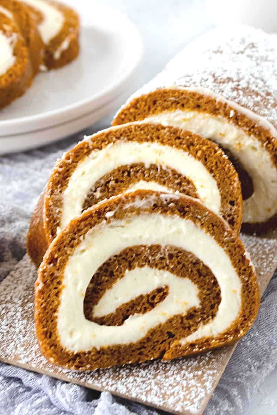 Easy Pumpkin Roll Recipe - The Farm Girl Gabs®