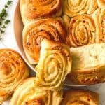 Savory Mozzarella Stuffed Pinwheels - The Farm Girl Gabs®