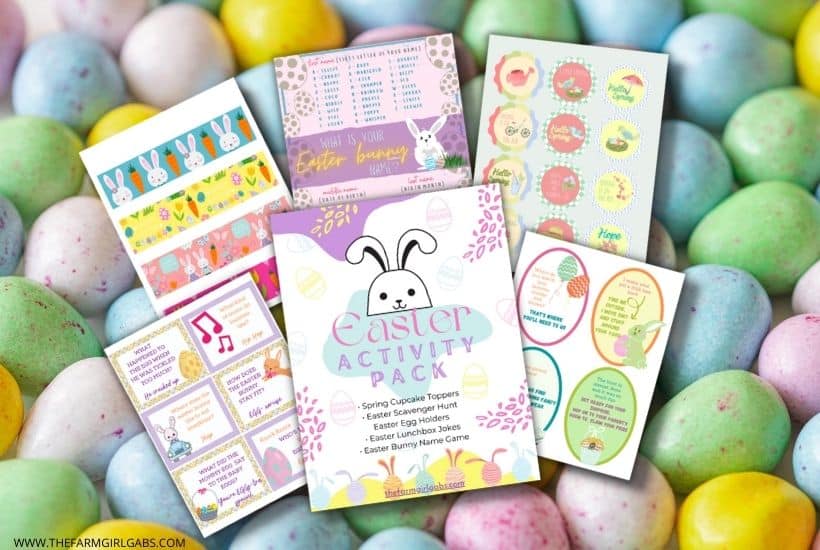 Easter Printable Pack for Kids - The Farm Girl Gabs®