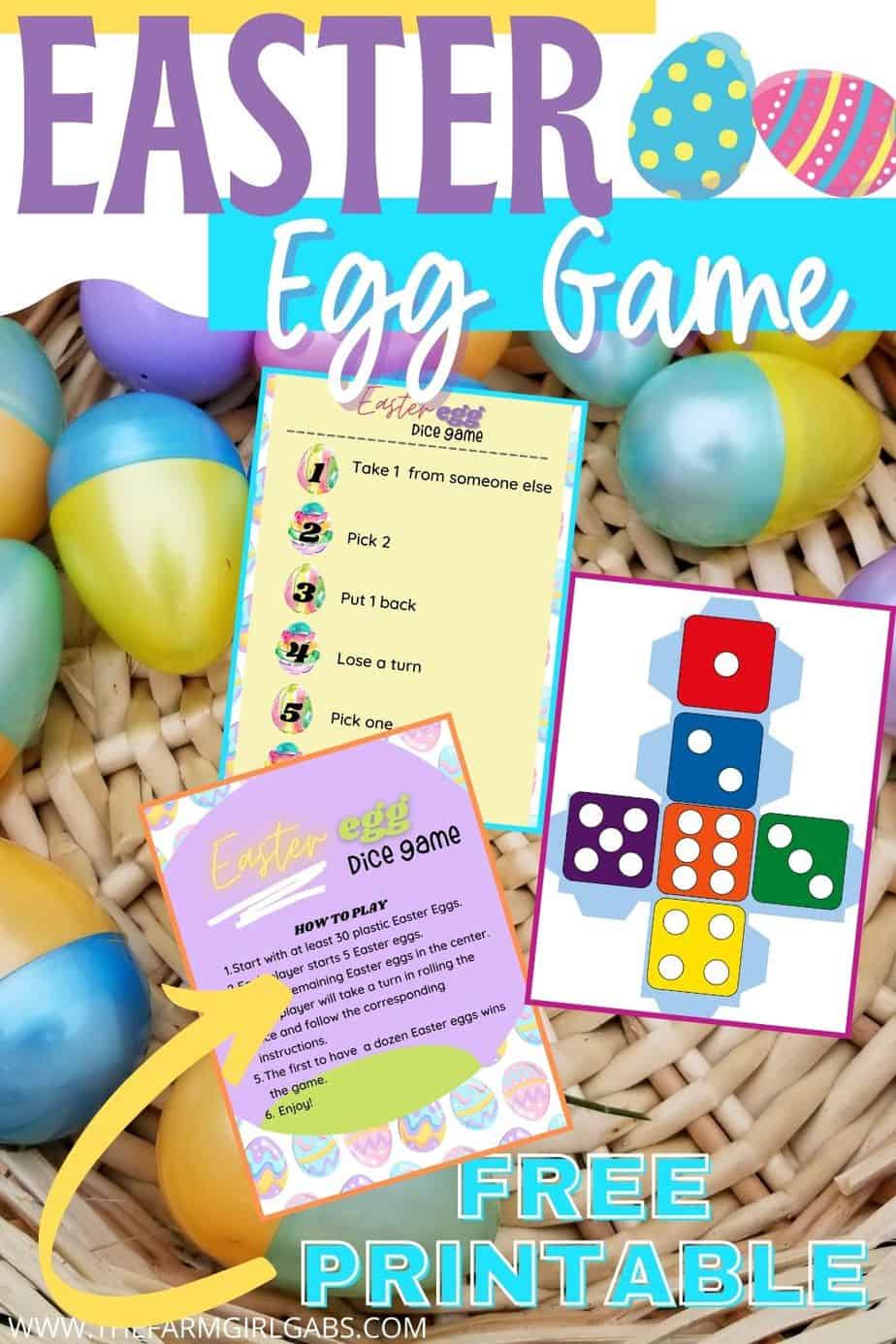 Easter Dice Game - The Farm Girl Gabs®
