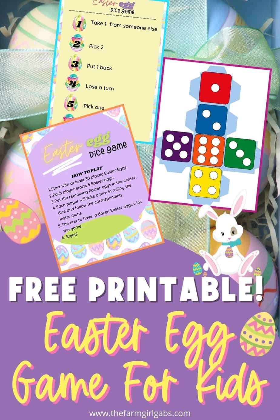 Easter Dice Game - The Farm Girl Gabs®