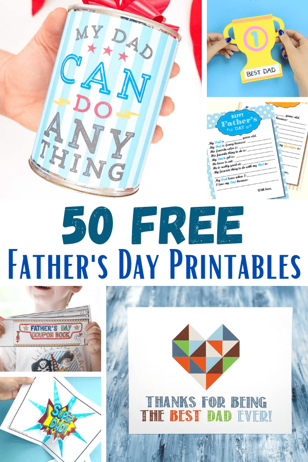 Free Father's Day Printables - The Farm Girl Gabs®
