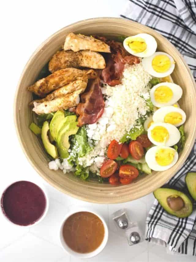 Grilled Chicken Cobb Salad Story - The Farm Girl Gabs®