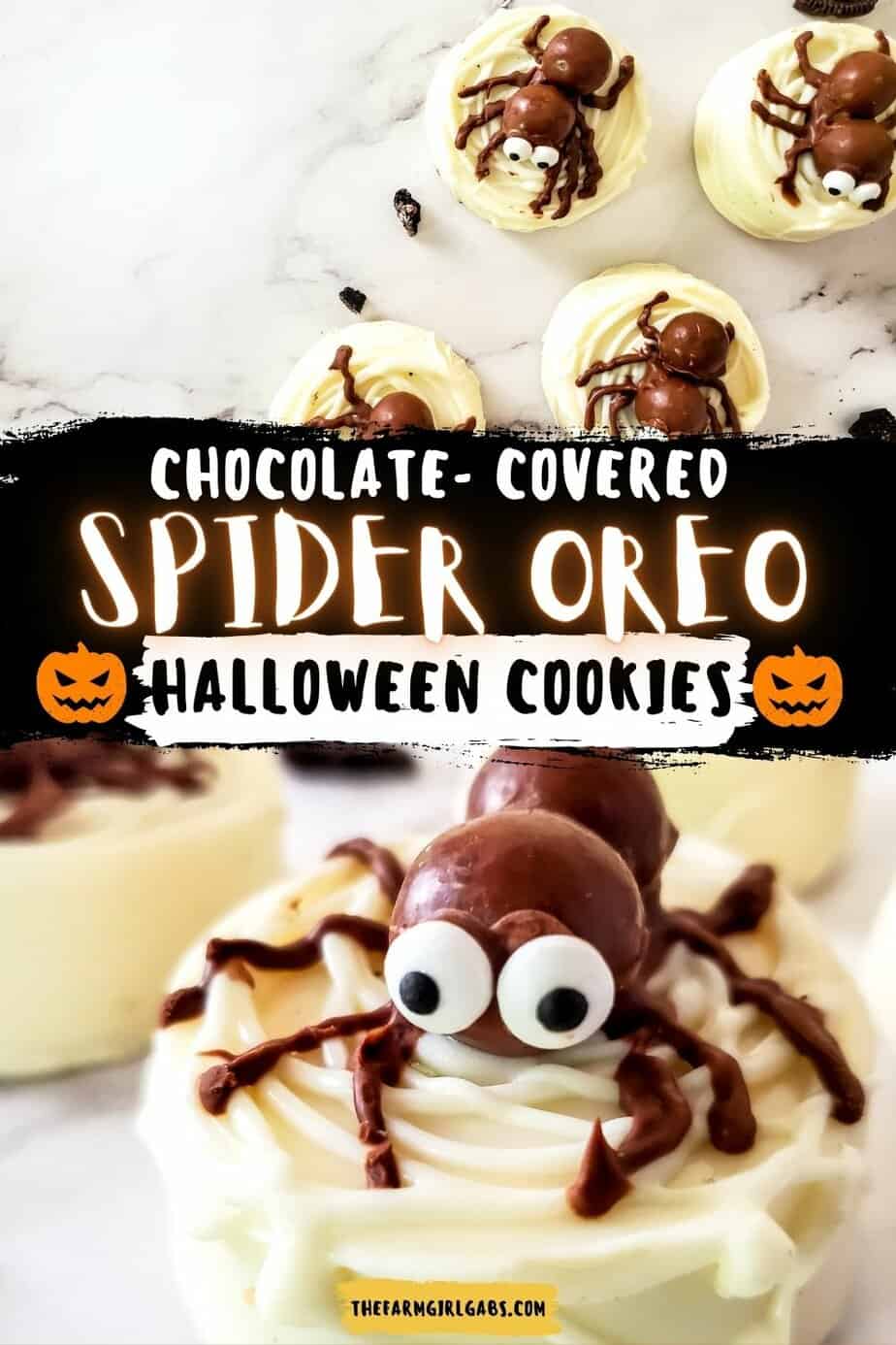 Chocolate Covered Spider Oreos - The Farm Girl Gabs®