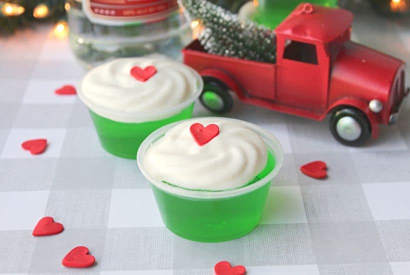 Grinch Jello Shots - The Farm Girl Gabs®