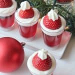 Santa Hat Jello Shots - The Farm Girl Gabs®