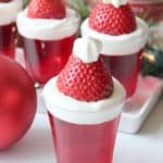 Santa Hat Jello Shots - The Farm Girl Gabs®