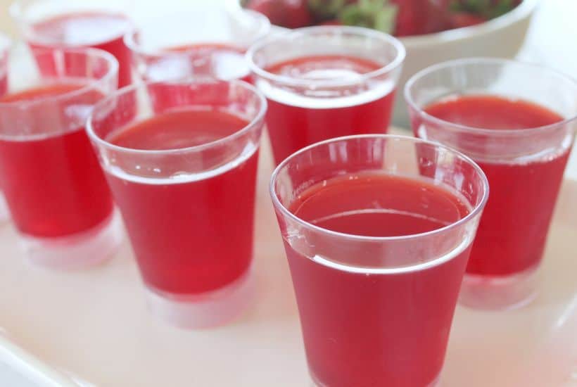 Santa Hat Jello Shots - The Farm Girl Gabs®