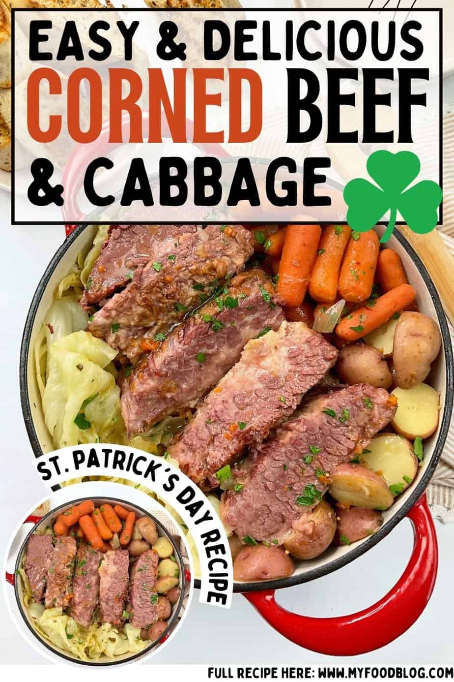 Dutch Oven Corned Beef and Cabbage - The Farm Girl Gabs®