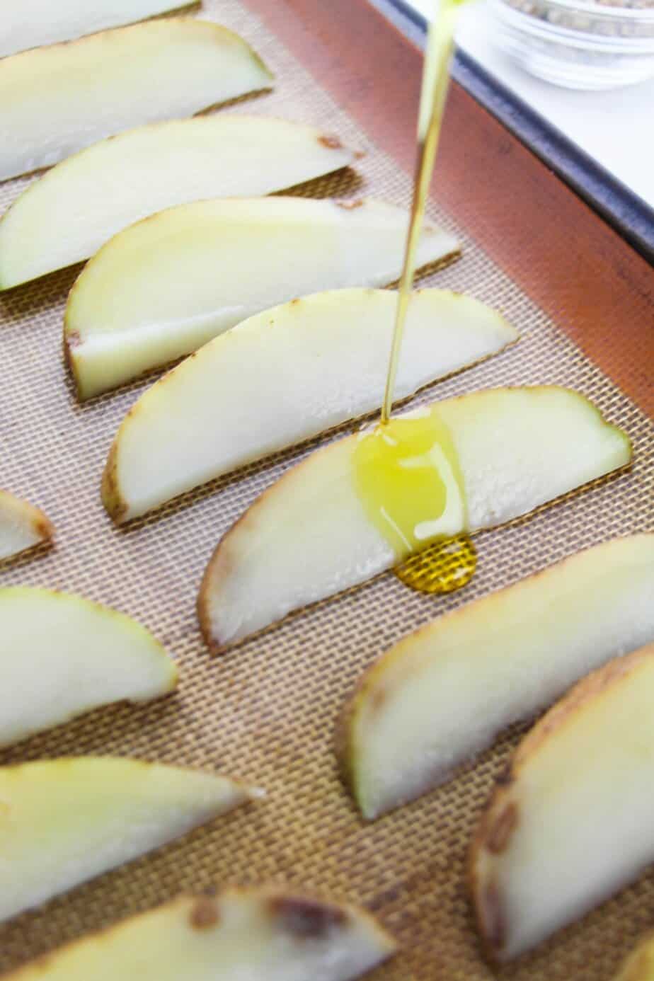 Lemon Pepper Potato Wedges - The Farm Girl Gabs®