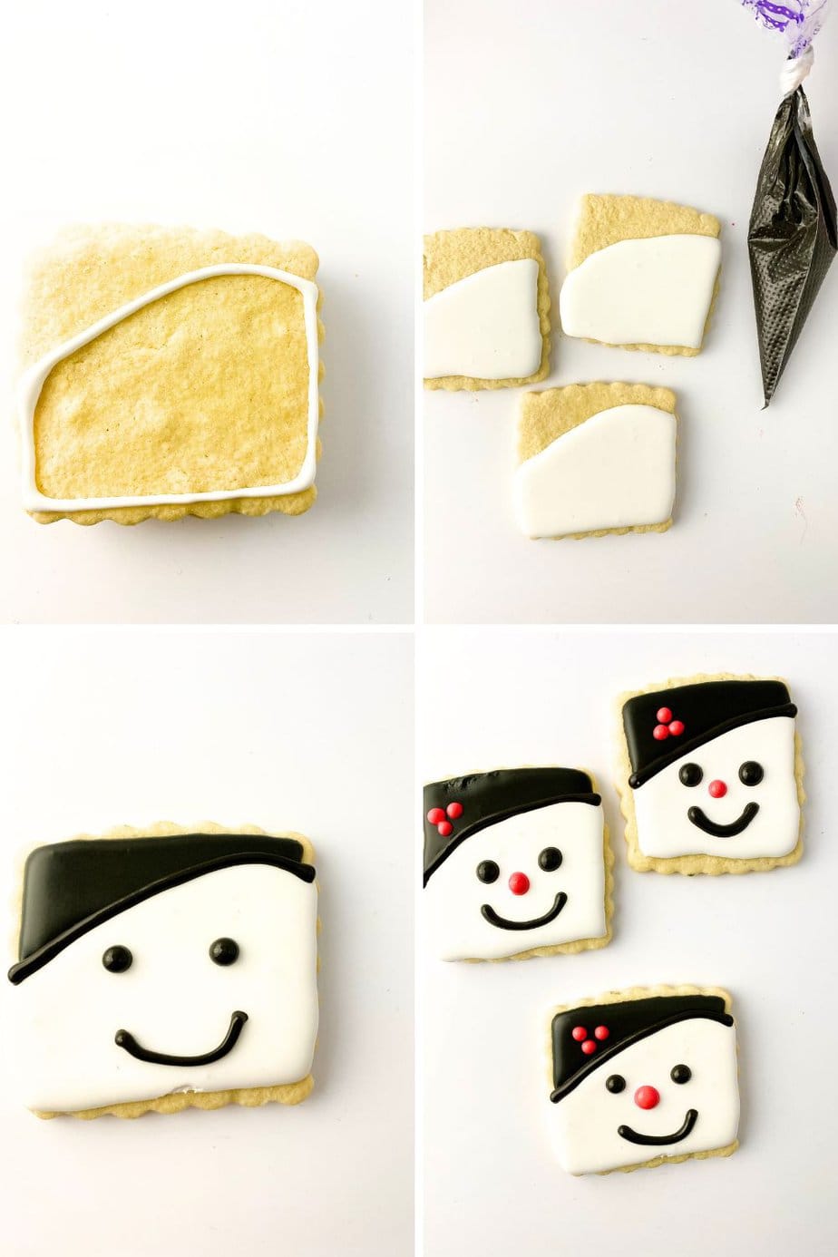 Snowman Cookies - The Farm Girl Gabs®