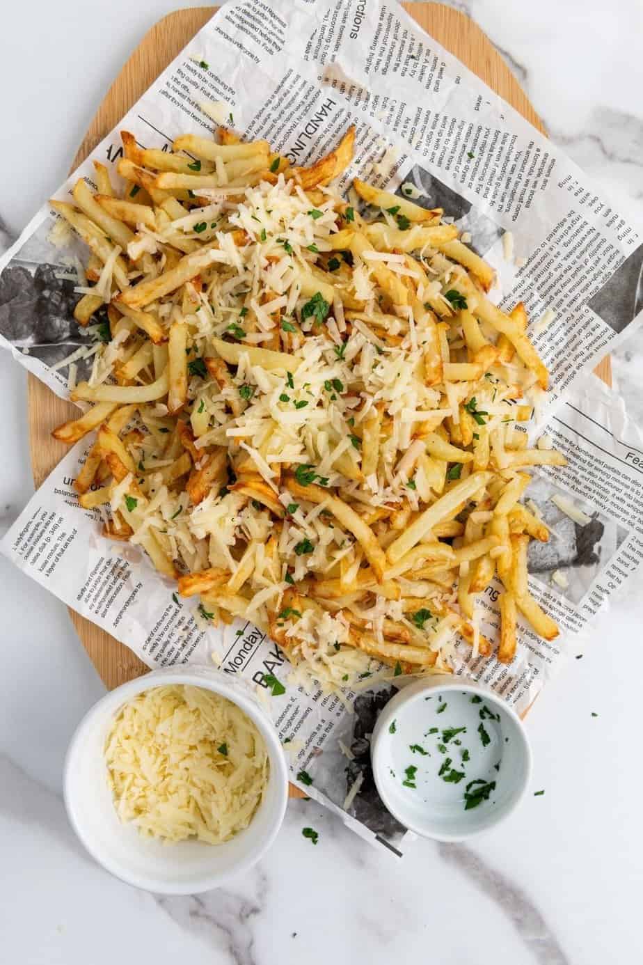 Air Fryer Parmesan Truffle Fries - The Farm Girl Gabs®