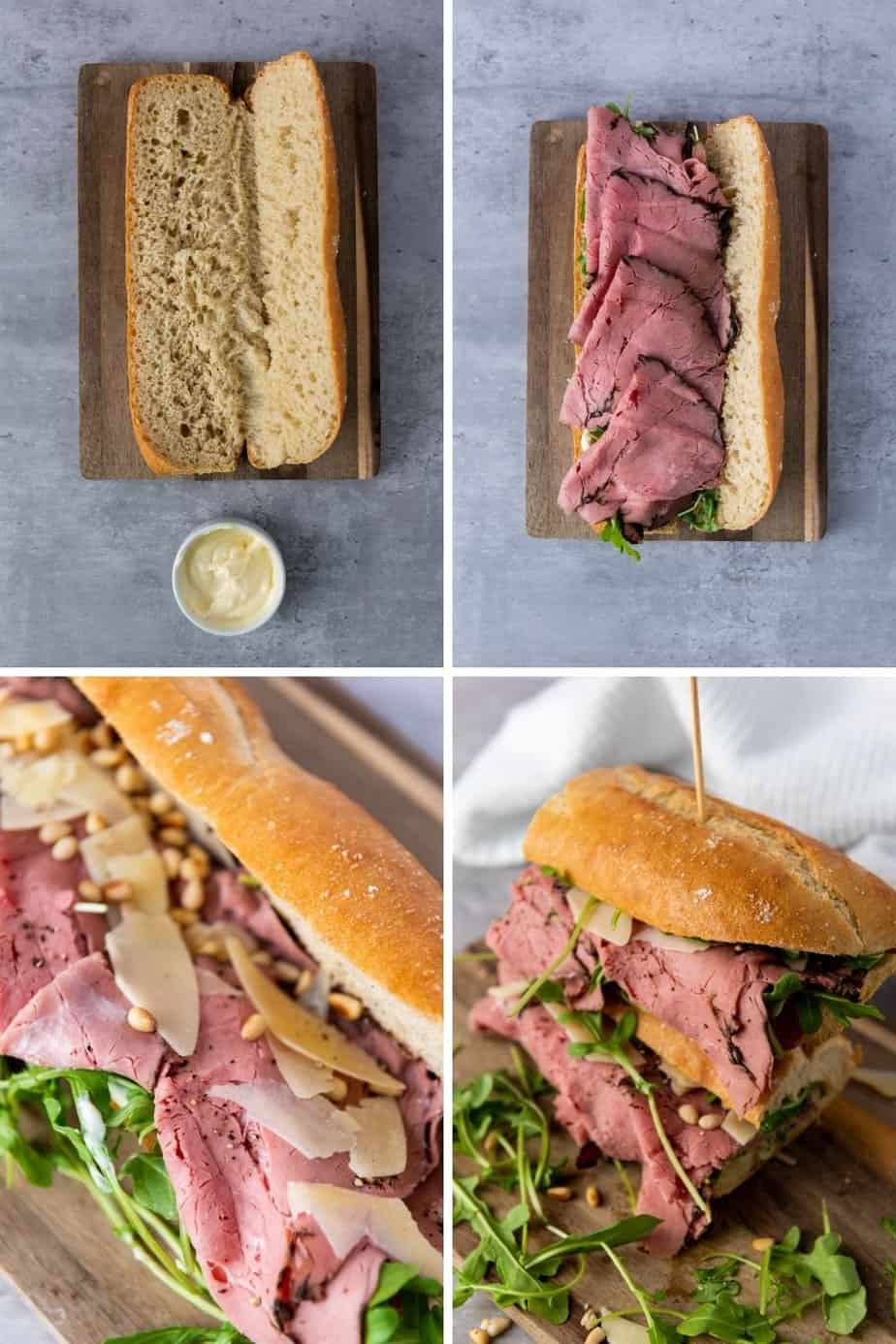 Roast Beef Sandwich with Truffle Mayo - The Farm Girl Gabs®