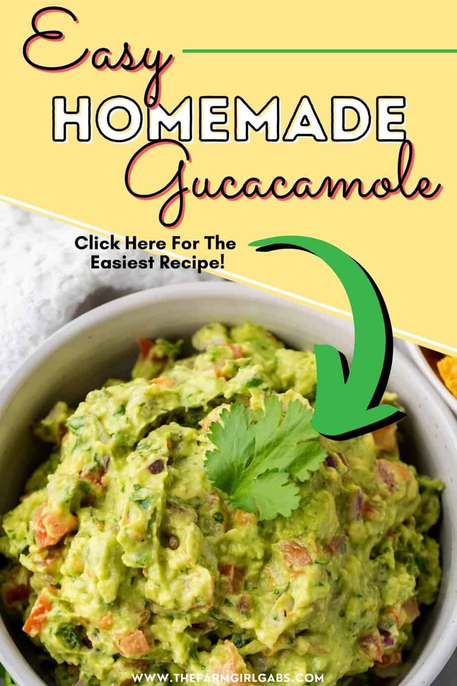 Homemade Guacamole - The Farm Girl Gabs®